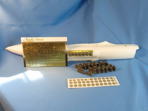 Metallic Details MD14428 Antonov An-225 Mrija - Wheels and landing gear details (designed to be used with Revell kits)
