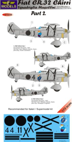 LF Models C72230 FIAT CR.32 Squadriglia Musollini part 2.