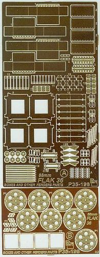 Part P35-198 FLAK 36 88mm boxes Dragon