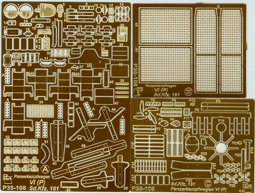 Part P35-108 Pz.Kpfw.VI Tiger (P) Dragon