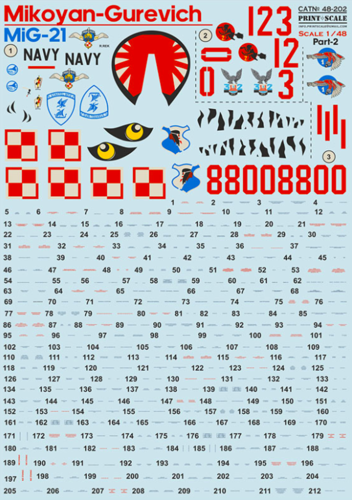 Print Scale 48-202 MiG-21 Polish Air Force Part 2