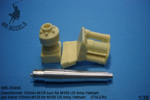 MR Modellbau 35466 Gun barrel 155mm M126 for M109 US Army Vietnam