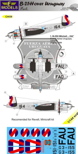 LF Models C4438 B-25H Uruguay