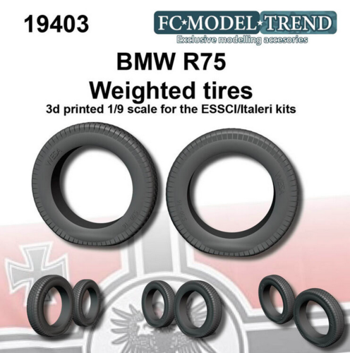 FC ModelTrend 19403 BMW R12, weighted tires