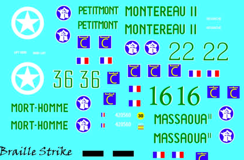 Braille Strike 35041 M4A1E9 Sherman French