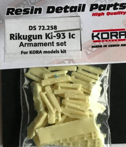 Kora Models DS72258 Rikugun Ki-93 Ic Armament set