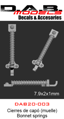 DAB Models 20-003 Bonnet spring