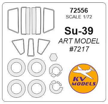KV Models 72556 Su-39 (ART MODEL) + wheels masks