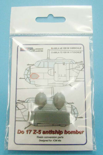 AML A48100 Dornier Do-17 Z-5 - Antiship Bomber Conversion Parts (for ICM kits)