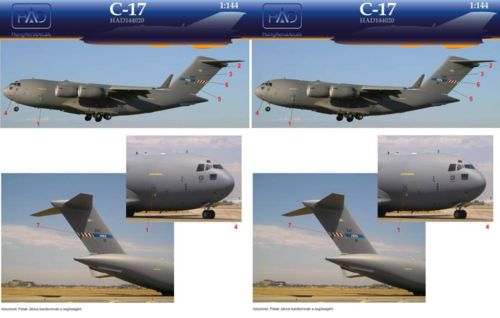 HAD Models 144020 C-17 Hungarian
