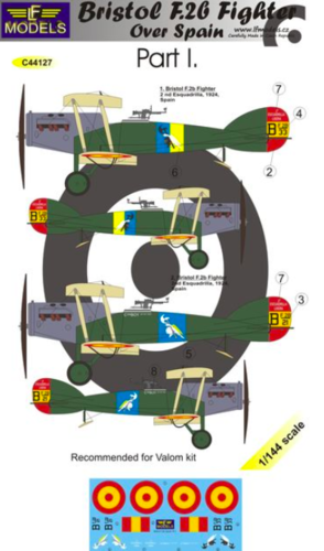LF Models C44127 Bristol F.2b Fighter over Spain Part I.
