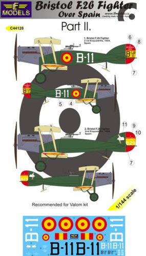 LF Models C44128 Bristol F.2b Fighter over Spain Part II.