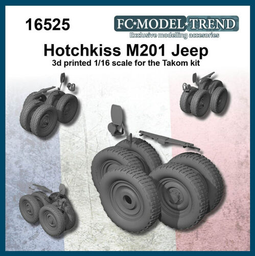 FC ModelTrend 16525 Hotchkiss M201 Jeep (For Takom)