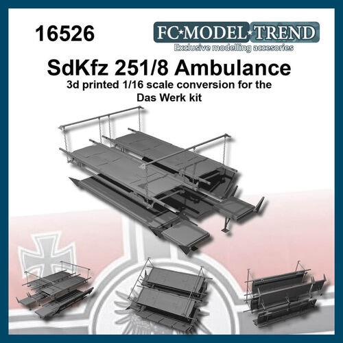 FC ModelTrend 16526 SdKfz 251/8 Ambulance Conversion (For Das Werk Kit)