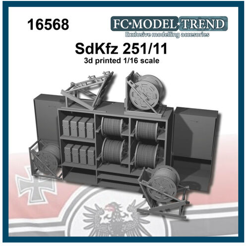 FC ModelTrend 16568 Sdkfz 251/11 Accessories (3D-printed)