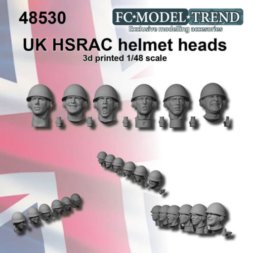 FC ModelTrend 48530 HSRAC helmet heads
