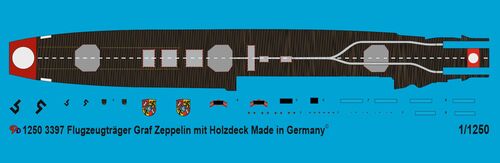 Peddinghaus-Decals 3397 German Aircraft Carrier Graf Zeppelin With Wooden Deck