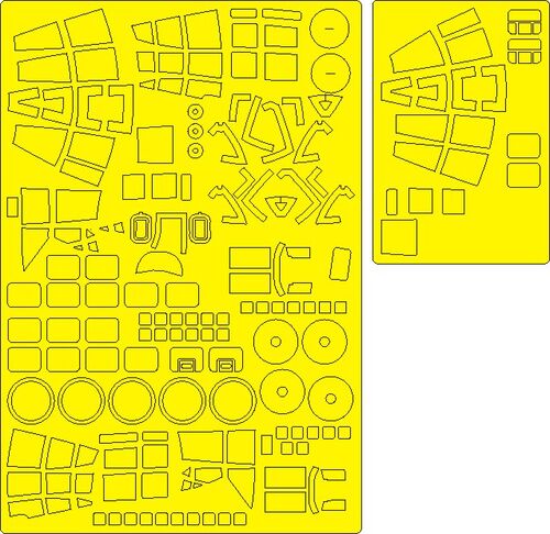 New Ware AM1311 Captured Heinkel EXPERT Kabuki Masks (For ICM 48268)
