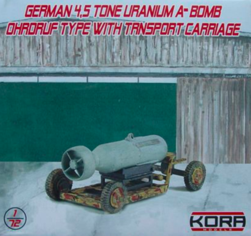 Kora Models 72208 German Atomic bomb Ohrdurf type + transport podvozek