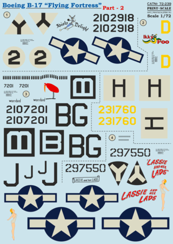 Print Scale 72-239 Boeing B-17 Flying Fortress Part 2