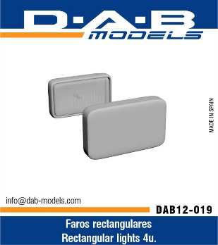 DAB Models 12-019 Rectangular Lights 4u