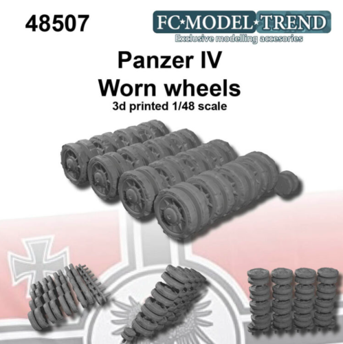 FC ModelTrend 48507 Panzer IV, worn wheels