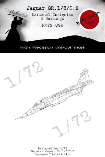 DEAD Design Models NM72099 Jaguar GR.1/3/T.2 National Insignias And Markings (Hasegawa/Italeri)