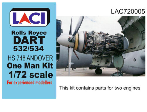 LACI 720005 Rolls Royce Dart 532/534 for HS.748 Andover One Man kit