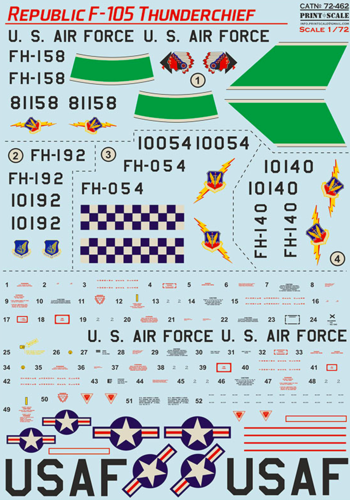 Print Scale 72-462 F-105 Thunderchief Part 3