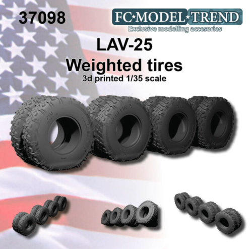 FC ModelTrend 37098 LAV 25, weighted tires