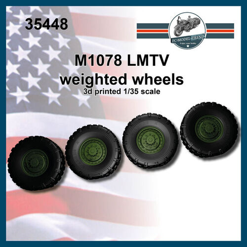 FC ModelTrend 35448 M1078 LMTV Weighted Wheels