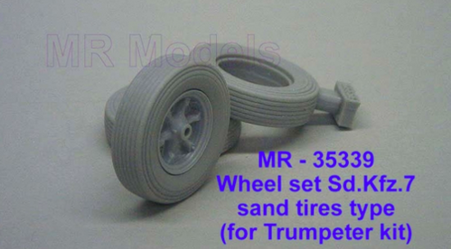 MR Modellbau 35339 Sand tire set for Sd.Kfz.7