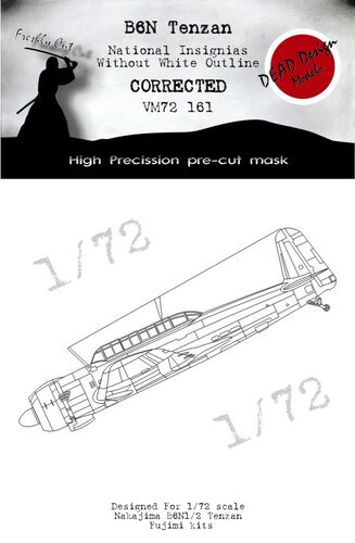 DEAD Design Models VM72161 B6N Tenzan Nat. ins.w/o white outline