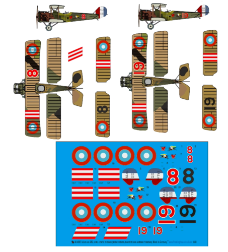 Peddinghaus-Decals 4085 Salsmson 2A2 USAS - Part 2: 91st Aero (Victor H Strahm, Everett R Cook & William T Badham)