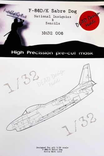 DEAD Design Models NM32006 F-86D/K Sabre Dog Nat. Ins.