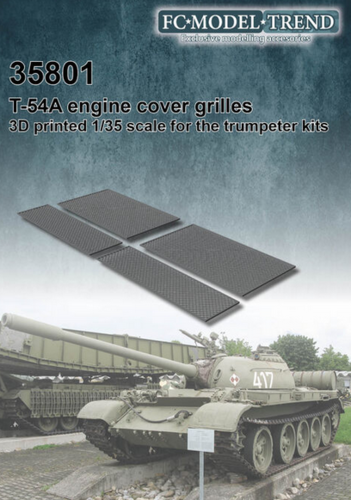 FC ModelTrend 35801 T-54 engine cover meshes