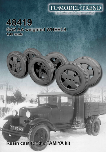 FC ModelTrend 48419 GAZ AA weighted wheels
