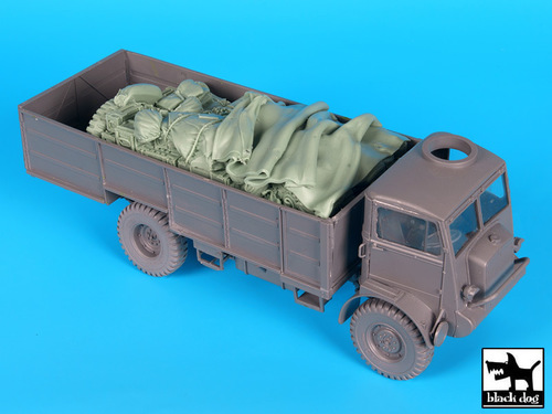 Black Dog T35166 Bedford QLT troop carrier accessories set for IBG Models
