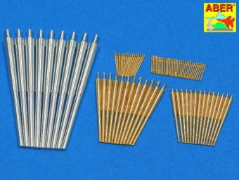 Aber 1-350L-053 Zestaw luf do pancernika Scharnhorst (1943) 280mm x 9, 150mm x 12, 105mm x 14 , 37mm x 16, 20mm x 32