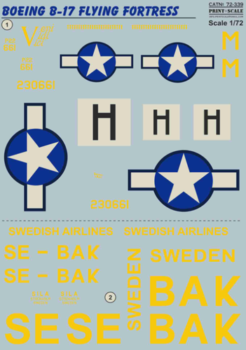 Print Scale 72-339 B-17 "Veni. Vidi. Vici"