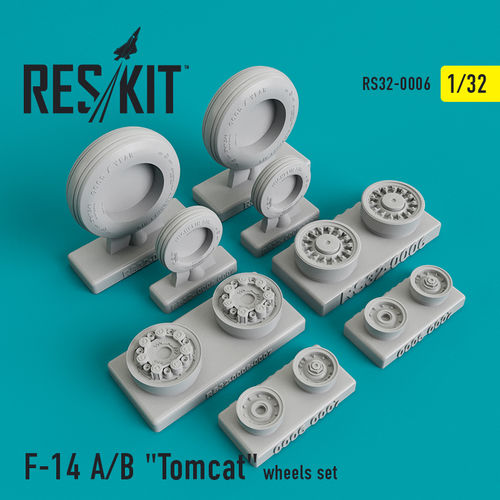 DISCONTINUED RES/KIT 32-0006 Grumman F-14 A/B "Tomcat" wheels set