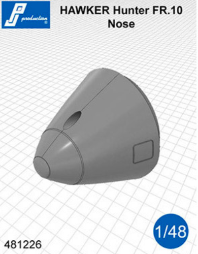 DISCONTINUED PJ Production 481226 Hawker Hunter FR.10 nose dtbu with Airfix kit