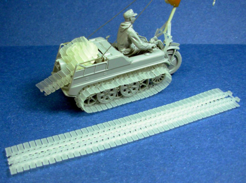 Minor 357003 3D printed fully workable wintertracks for Kettenkraftrad (Dragon)