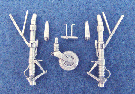 Scale Aircraft Conversions 48117 Messerschmitt Me-410 - Landing Gear (designed to be used with Revell, ProModeler and Hasegawa kits)