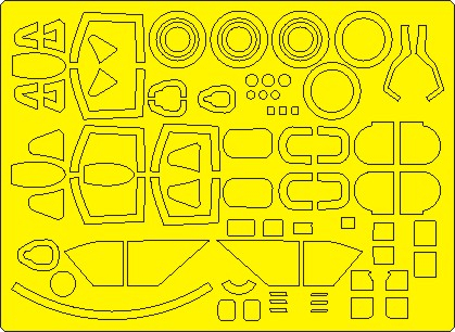 NEW! New Ware AM1368 MiG-21 R - EXPERT Kabuki Masks (for Eduard Kits)