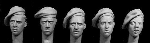 NEW! Hornet BH19 British Late WWII Berets with Option for Polish Paratroopers Heads
