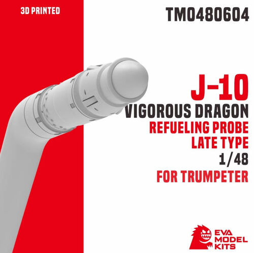EVA Model Kits TM0480604 Chengdu J-10 Vigorous Dragon - Refueling Probe / Late Version (3D-Printed / for Trumpeter Kits)