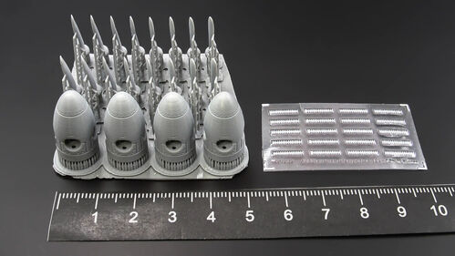 Metallic Details MDR72123 AV-68I Airscrew Late Type for AV-68I Four-Blade Airscrew