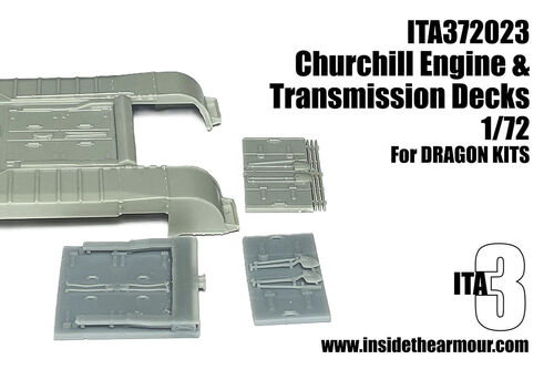 NEW! Inside the Armour ITA372023 Engine and Transmission Decks for DML Churchills (3D-Printed)