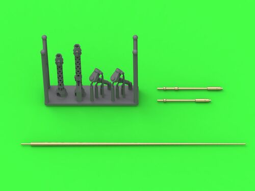 NEW! Master GM-35-099 PzKpfw I - MG-13K Guns Barrels & Antenna (for Tamiya, Dragon, Tristar and Other Kits)
